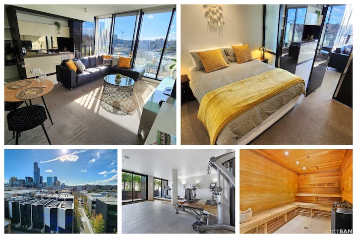 South Yarra Style - Smart 1bed With Parking - Richmond