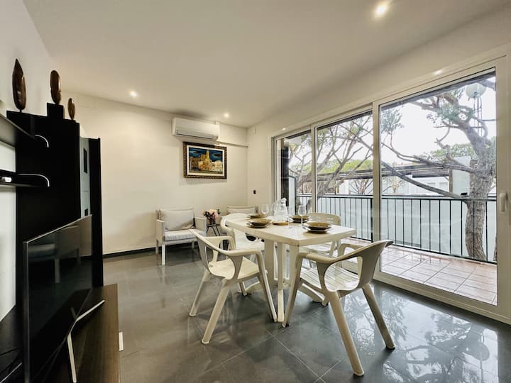 Paradis Costabravasi - Plage, A/c, Terrasse, Wifi - Platja d'Aro