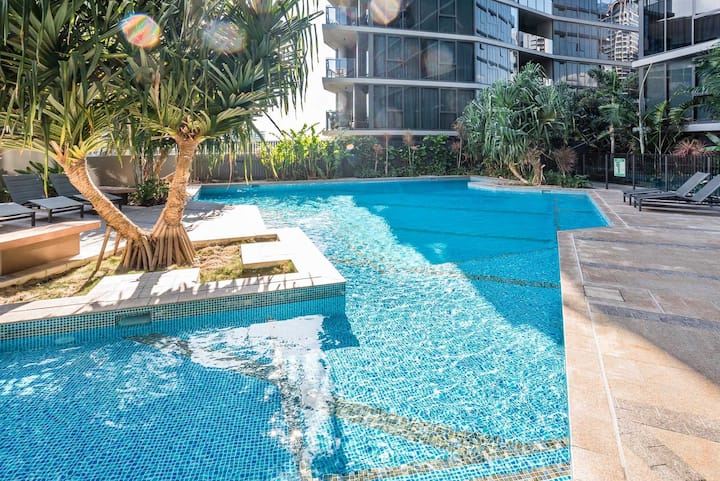 Cozy 1bed Studio In South Brisbane Next To Station - Brisbane