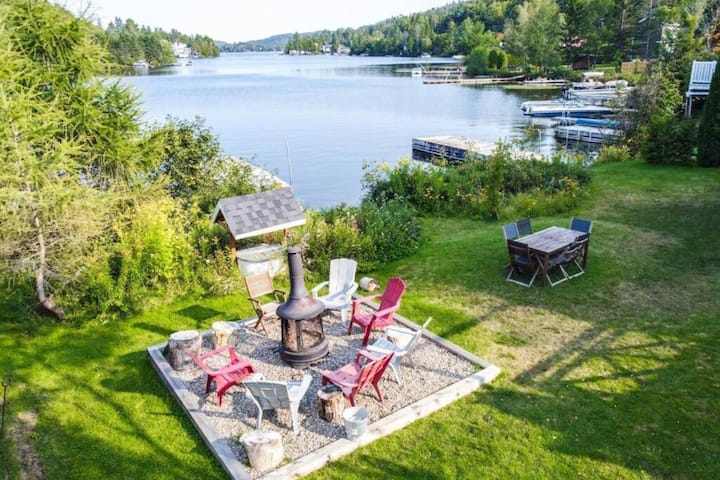 Oasis Au Bord Du Lac Avec Spa Et Ski à 3 Minutes - Sainte-Agathe-des-Monts