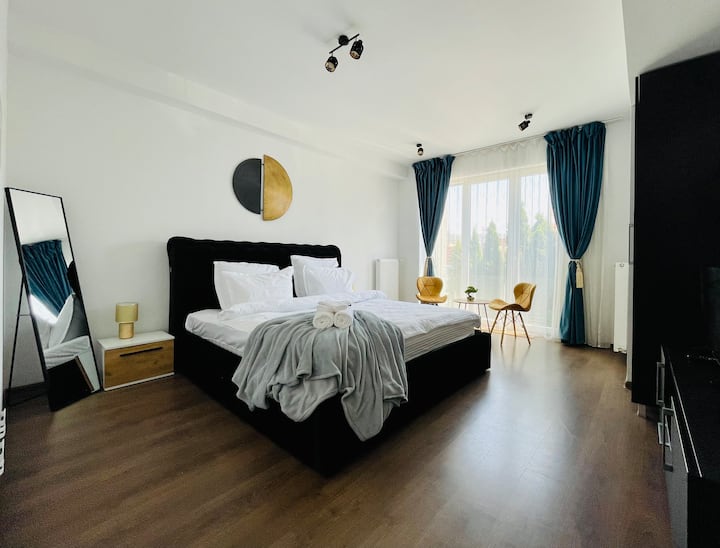 Aventurescu Studio Near Coresi • Netflix & Parking - Județul Brașov