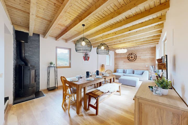 Chalet Chappaz Avec Jacuzzi à 3 Min De Paradiski - Arc 1800