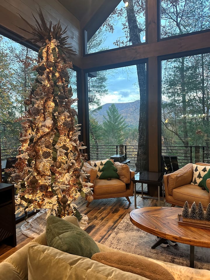 Amazing Luxe Treehouse! New Sauna! Kid's Utopia! P - Blue Ridge, GA