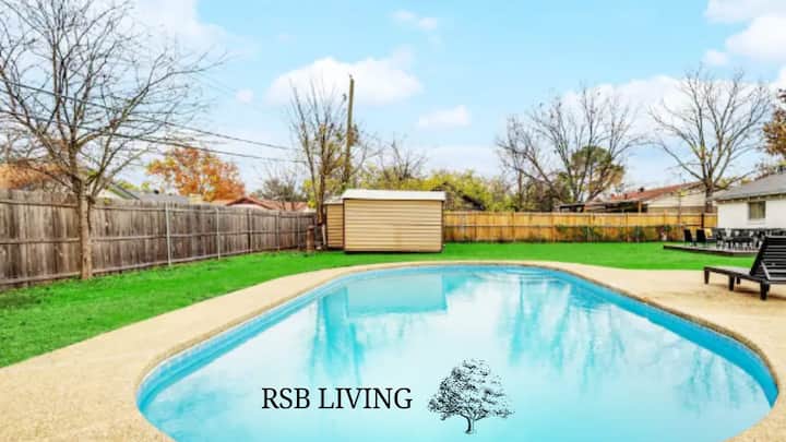 Upscale 3br/2b Cozy Home With Pool & Grill - North Richland Hills, TX