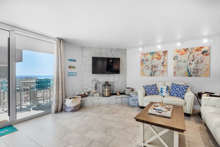 Beachfront-pool-modern-2br Starboard Village 521 - Gulf Breeze, FL