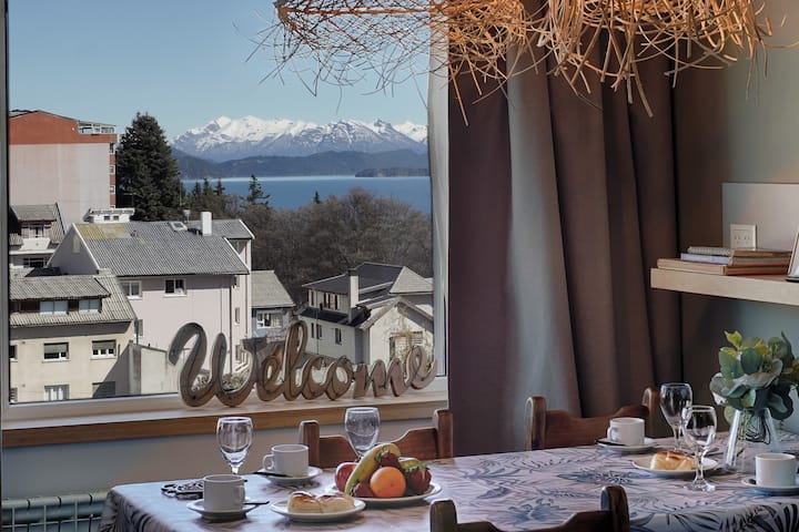Montaña, Charming Flat With Lake View And Parking - San Carlos de Bariloche
