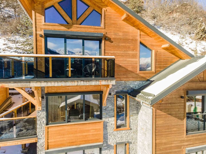 Chalet Lumière : Magnifique Chalet Mitoyen 180m² - Allos