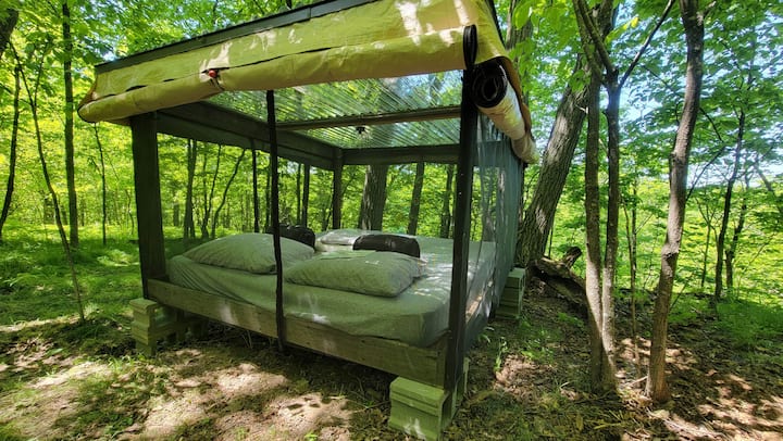 Driftless Blufftop Hike-in Outdoor Bed - Ostraya - Minnesota