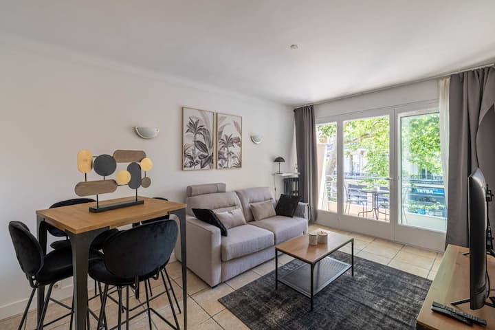 Chaleureux Appartement Avec Balcon - Centre Ville - Cannes
