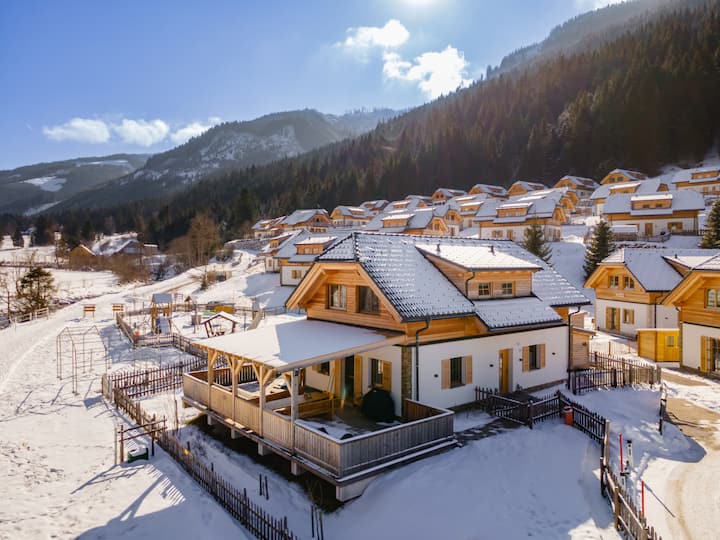 Chalet Avec Terrasse, Sauna Et Spa Extérieur - Donnersbachwald