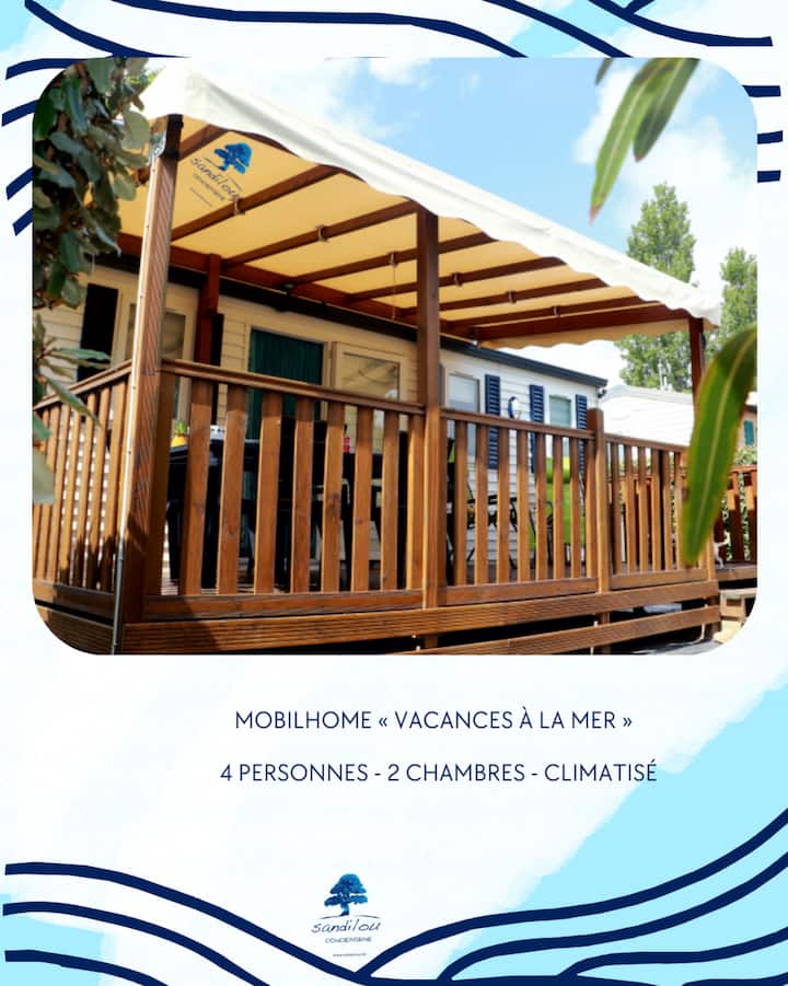 Mobilhome«vacances à La Mer»*4 Personnes*climatisé - Port-la-Nouvelle