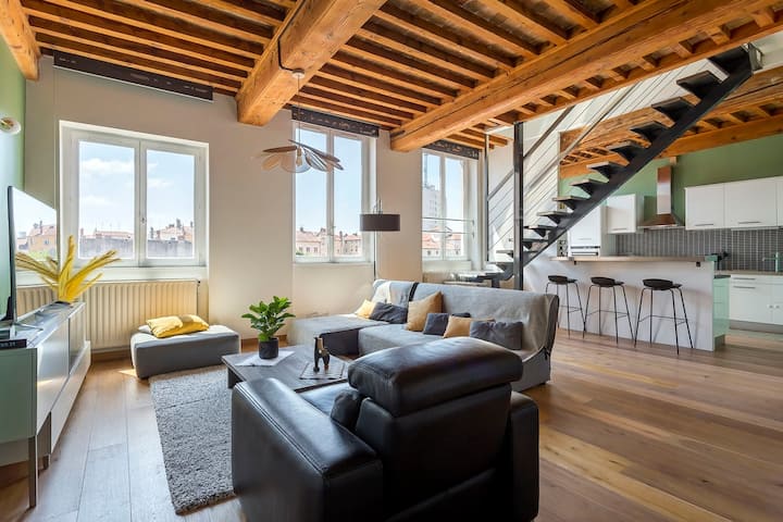 Loft Croix Rousse - Appartement Meublé - Centre - Lyon