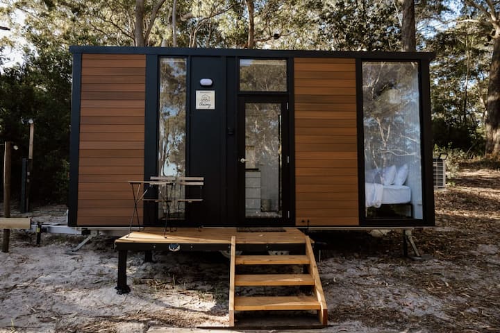 Sunset Vine At Wonganella Estate 1 By Tiny Away - Stockton Beach, New South Wales