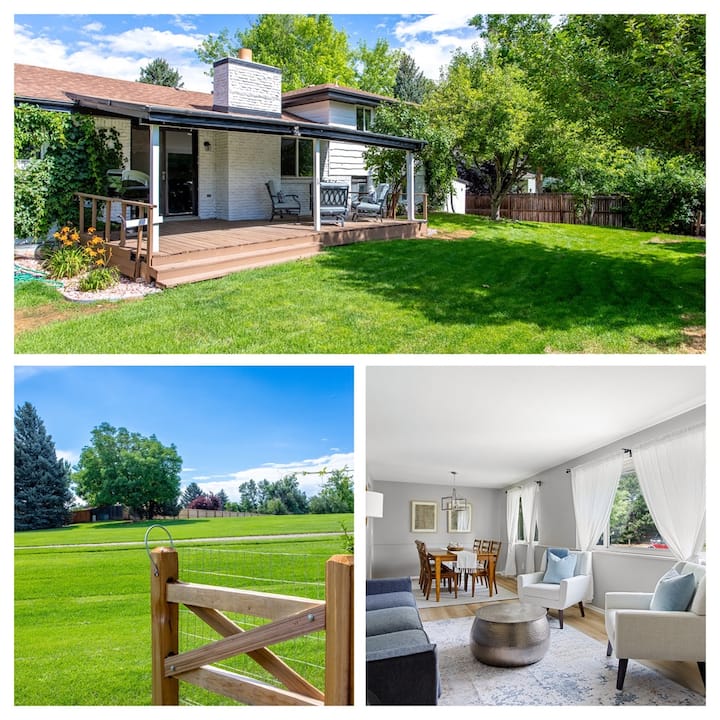 Chic 4br On A Park + Gym + Game & Theater Room - Highlands Ranch, CO