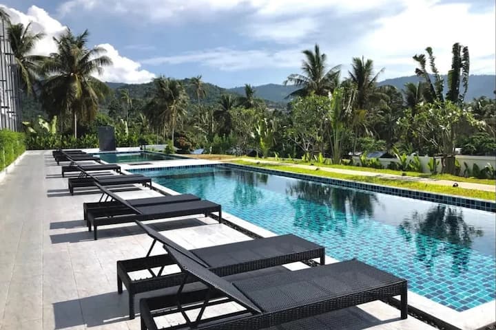 The Blue Lotus 5 Duplex 2br Pool - Koh Samui