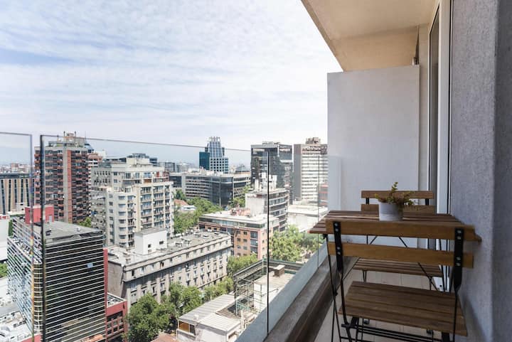 First-class Retreat Stylish 2br Near Costanera - Providencia
