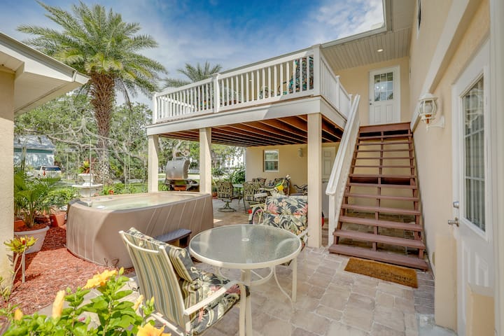 St Augustine Apt W/ Hot Tub Access ~ 1 Mi To Beach - Vilano Beach, FL