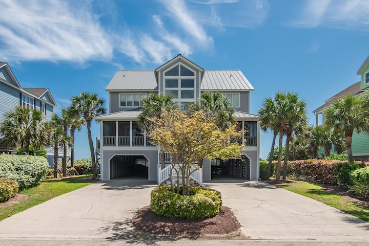 *Twin Palms* Ocean Front 5 Bedroom In Inlet Point - Pawleys Island, SC