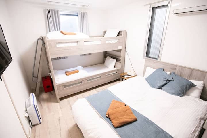 ＃401 2021年新築 最大4名/スカイツリー徒歩圏内/浅草駅8分/本所吾妻橋駅3分/空港まで便利 - Ueno