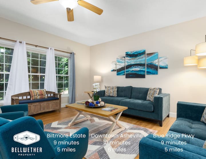 *New* Cozy Haven|10 Min To Dtw & Biltmore - Asheville, NC
