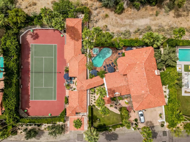 Estate 8 Luxury Tennis Estate 360 Views - Palm Springs, CA