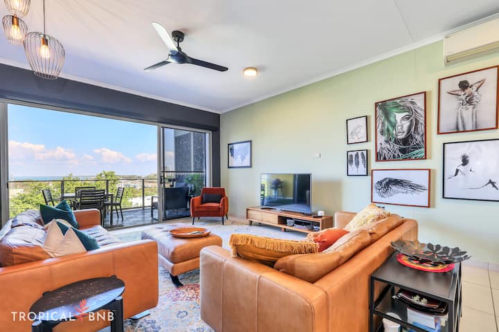 City & Ocean View Apartment With Private Bathroom - Darwin