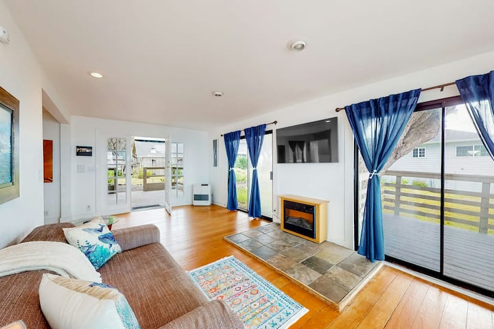 2br Oceanfront Cottage With Mountain View & Deck - Navarro River Redwoods State Park, Elk