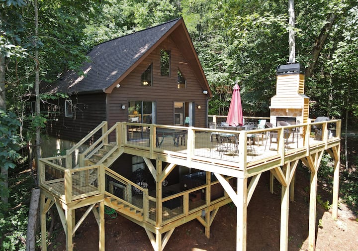 Big Pine - Mountain View, Pet Friendly, Hot Tub - Blairsville, GA
