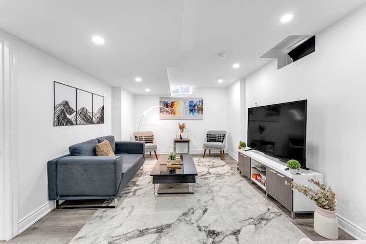 Stylish 1 Br Basement W/ Parking - Mississauga