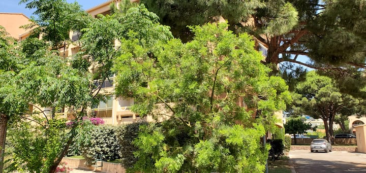 Le Minerva, T2 38m2 + Loggia 14m2, 4 Pers, Parking - Fréjus