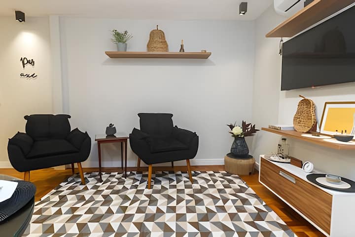 Pra201| Apartment Five Minutes From The Beach - Copacabana