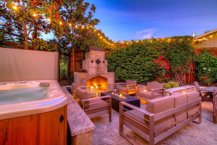 Wine Country Getaway New Bbq Fire Pit Hot Tub - Santa Rosa, CA