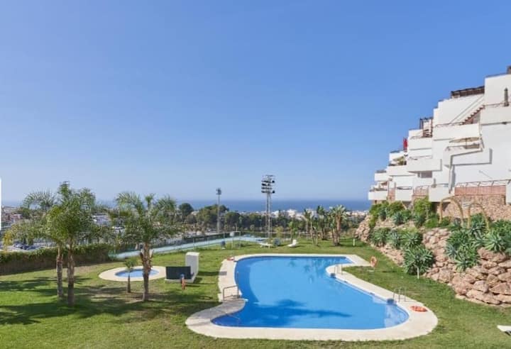 Shr044 Mar De Nerja, Apartamento Con Piscina - Nerja