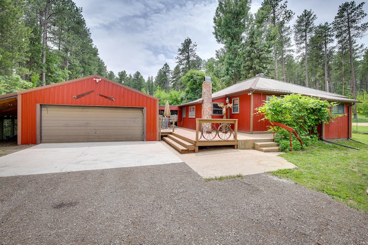 Rustic Sturgis Cabin Rental In Black Hills Forest! - Sturgis, SD
