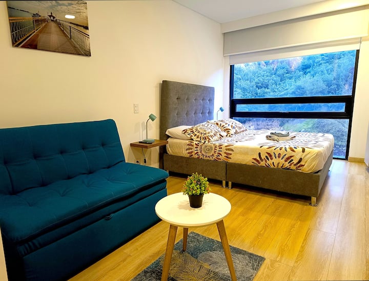 Loft With Wifi 350mbps, Natural View, Usaquen - Bogotá