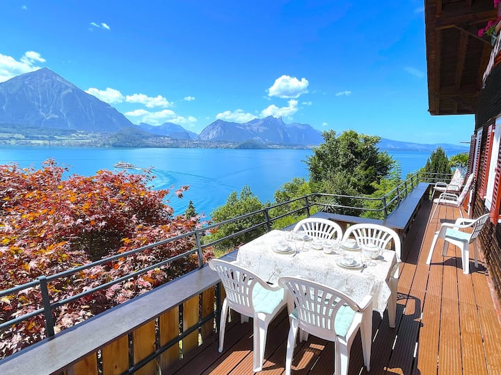 Swisshut Stunning Views Alps & Lake - Merligen