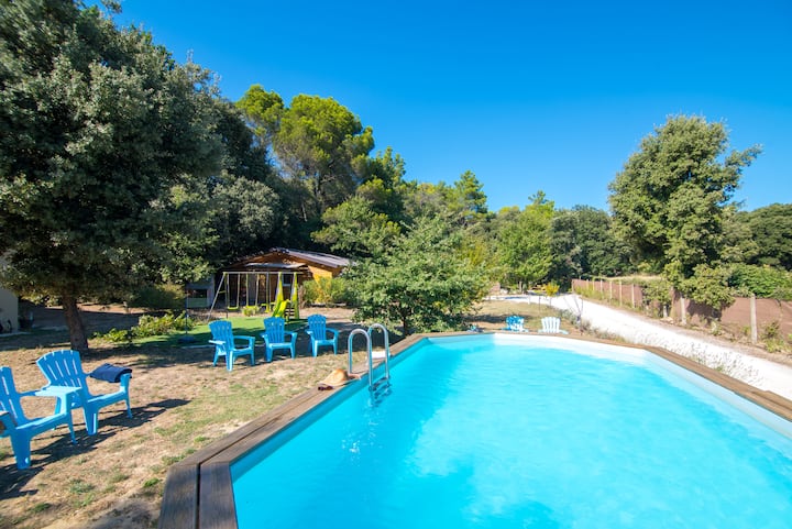 Chalet Avec Jardin Et Piscine Pour 4 Personnes - Suze-la-Rousse
