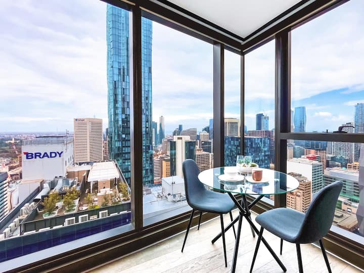 Lv42 High-rise Condo Cbd Panoramic City View - Melbourne