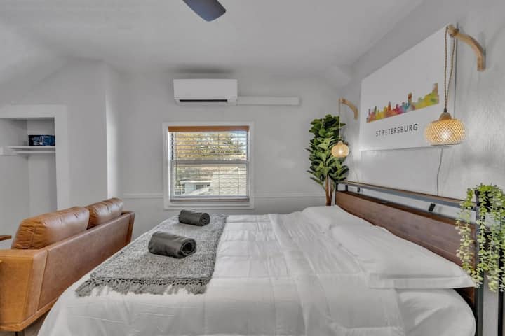 #3 Grandcentral Honeymoon Apt:king Bed/pets/2ndflr - San Petersburgo, FL