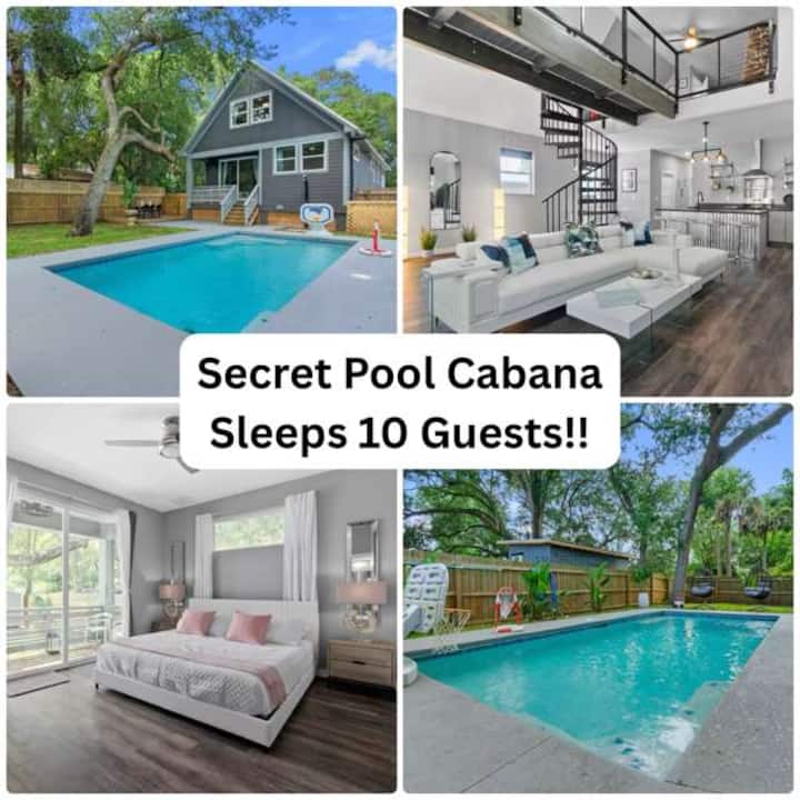 Secret Pool Cabana- Mins To Downtown And Beach - St. Augustine, FL