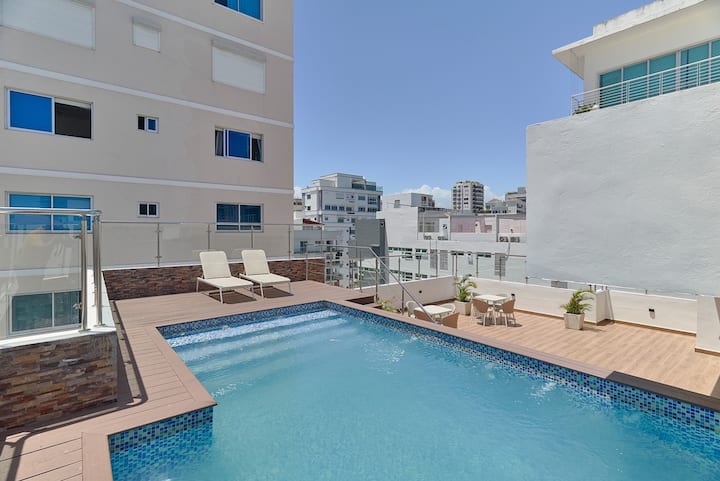 ®[The~natural~blues] @Downtownsd +Pool+gym+centric - Santo Domingo