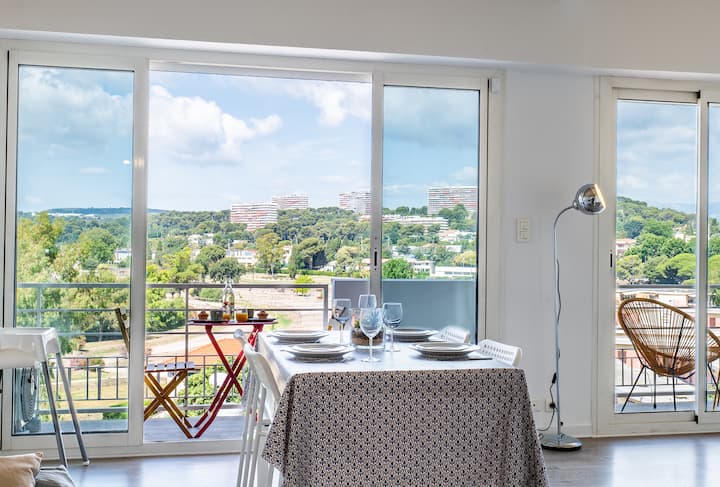 Cocon Lumineux Avec Vue Sur Mer - Cagnes-sur-Mer