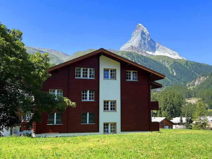Appartement Avec Vue Imprenable Sur Le Cervin - Zermatt