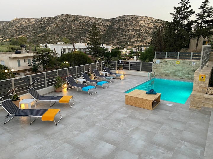 Ostria Suite With Shared Pool, Maistro Matala - Crete