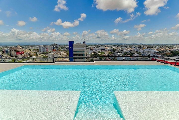 ®{El~dorado~views} @Downtownsd +Pool+gym+2br - Santo Domingo