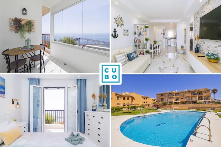 Cubo's El Faro Beach Apartment With Pool - Calahonda