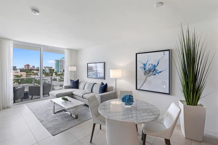 Walk To Beach - Lux Condo - Close To Las Olas! - Fort Lauderdale