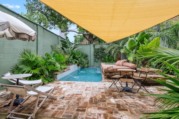 Bright Bohemian House W Heated Pool/hot Tub - 新奧爾良