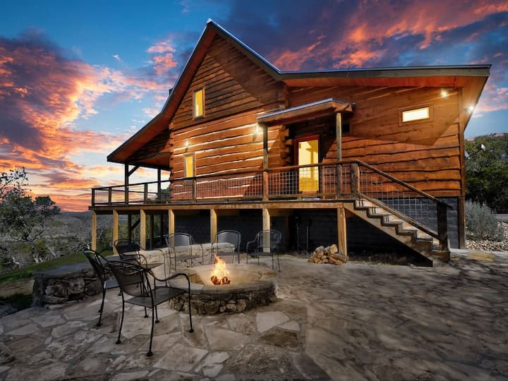 Secluded Getaway With Huge Views! Hot Tub Fire Pit - Wimberley, TX