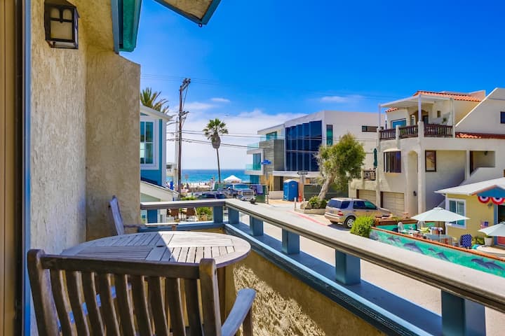 Balcony Ocean View, Heart Of Mb, Garage And Bikes - Point Loma - San Diego